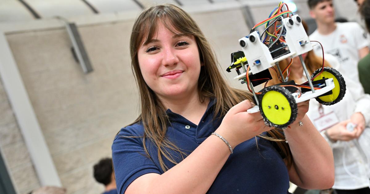 Miss Robot at Stem Day 2025